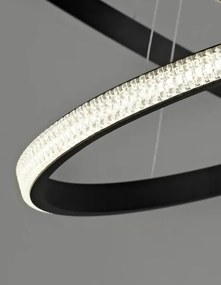 LED lustr Nager 59 černé