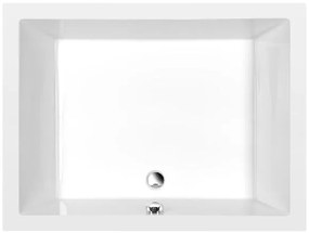 Polysan Deep - Hluboká sprchová vanička 1200x900x260 mm, bílá 72383