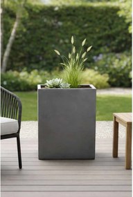 Květináč ELEMENTO, sklolaminát, šířka 59 cm, beton design