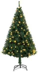 Juskys Umělý vánoční stromek s LED svíčkami - 210 cm