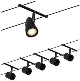 Paulmann Paulmann 94469 - SADA 5xGU5,3/10W Bodové svítidlo CUP 230V černá W3833