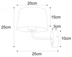 Nástěnné svítidlo K-4361 z řady REMI WHITE