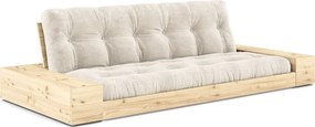 Karup Design  Rozkládací pohovka BASE - 510 Ivory / Se dvěma bočními boxy