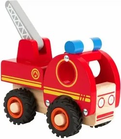 Small Foot Dřevěné hasičské auto s žebříkem / od 18 měsíců