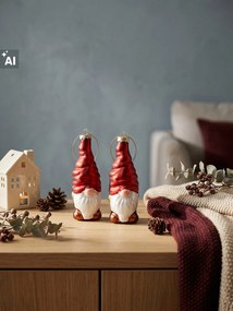 Sinsay - Vánoční baňky ve tvaru skřítků 2 pack - vícebarevná