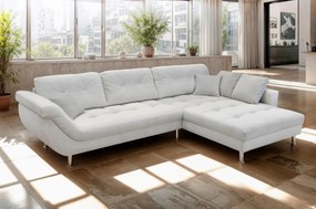 XXXLutz ROHOVÁ SEDAČKA, plast, textil, kompozitní dřevo, krémová MID.YOU - Sedací soupravy - 000694009701
