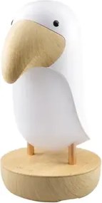 Mary's LED noční lampička a Bluetooth reproduktor 2v1 - tukan, bílý