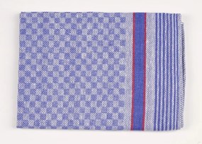 Ručník kepr 50 x 100 cm kostka modrá