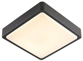 SLV 1003452 Ainos square, venkovní nástěnné a stropní svítidlo se senzorem LED 18W, antracitové, 3000/4000K, 30x30cm, IP65