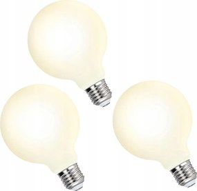 3x Żarówka Led E27 G95 6W 60W Edison 650lm 3000K Ciepła vlákno