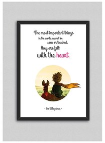 Obraz North Carolina Scandinavian Home Decors Little Prince Quote V2, 33 x 43 cm