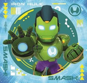 CLEMENTONI Puzzle Iron Man a jeho úžasní přátelé / 3x 48 dílků / od 5