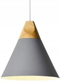 Toolight - Závěsná lampa Scandi A 1xE27, šedá, OSW-00103