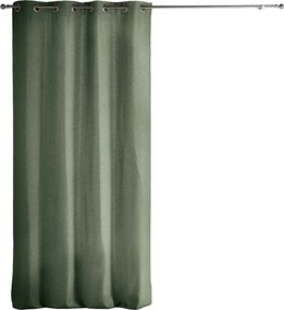 Záclona na průvlecích CHAMBRAY CHINEA CEDRE, 135 x 240 cm, zatemňující