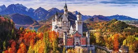 Ravensburger panoramatické puzzle zámek neuschwanstein 1000 dílků