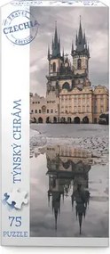 DINO Panoramatické puzzle Týnský chrám / 75 dílků / Turistická edice Č