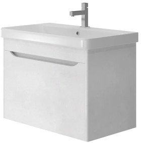 Kingsbath Livorno Structure White 80 koupelnová skříňka s umyvadlem