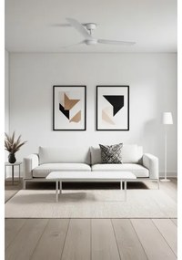 FARO 33814WT - Stropní ventilátor PUNT M bílá pr. 132 cm WT + dálkové ovládání