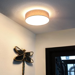 Stropní lampa šedá 40 cm vč. LED - Drum LED