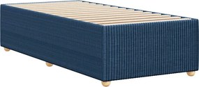 Rám postele bez matrací modrá 80x200 cm textil 3284899