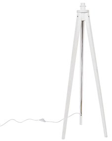 Venkovská stojací lampa stativ bílá - Tripod Classic