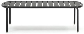 Zahradní konferenční stolek colnos 113 x 65 cm šedý MUZZA