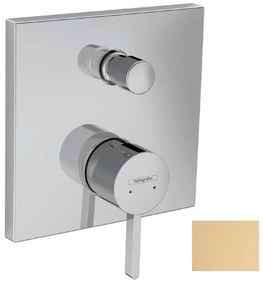 Hansgrohe Finoris - Baterie pod omítku, pro 2 spotřebiče, kartáčovaný bronz 76415140
