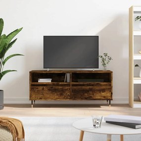 vidaXL TV skříňka kouřový dub 100 x 34,5 x 44,5 cm kompozitní dřevo