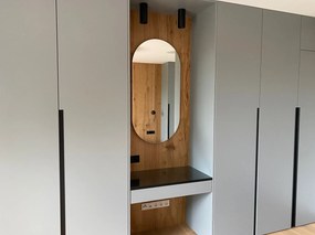 Oválné zrcadlo do koupelny s LED osvětlením - 120 x 60 cm - Ambiente Oval