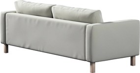Potah na pohovku IKEA Karlstad, 3-místná, rozkládací barva zelená látka sametová