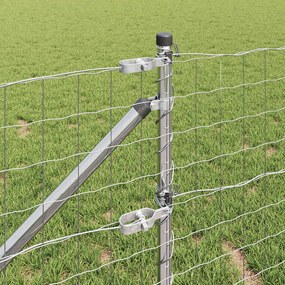 Venkovní euro plot s hroty 50 x 0,4 m Pozinkovaná ocel Stříbrná 3350799