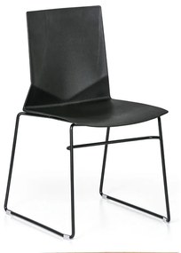 Plastová jídelní židle CLANCY, bílá