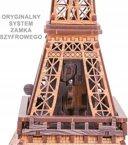 WOODEN CITY 3D dřevěné puzzle Escape puzzle box: Eiffelova věž / 202 d