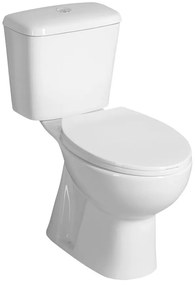 Aqualine Aqualine, MANUEL WC kombi mísa s nádržkou včetně splachovací soupravy, spodní odpad, bílá, PS8814