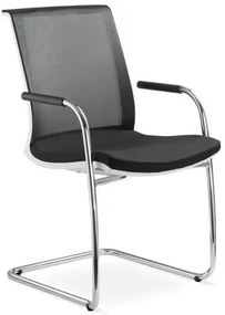 LD seating Konferenční židle LYRA NET 213-Z Barva kostry černá kostra LÁTKY 2 / VALENCIA, XTREME, ASPECT, STYLE, CURA 2021 SÍŤOVINY NET