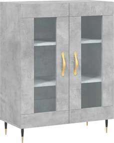 vidaXL Příborník 69,5 x 34 x 90 cm kompozitní dřevo [827768] Barva: Betonová šedá