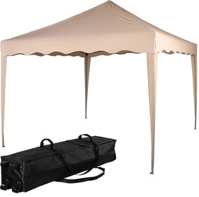 INSTENT BASIC Zahradní párty stan, 3 x 3 m, béžový