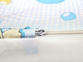 Dětská rozkládací MINI pohovka Žirafa - růžová