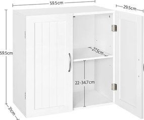 Kuchyňská skříňka Yaheetech – bílá (266299172230)