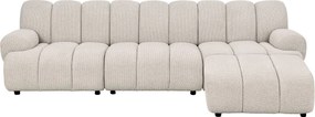House Nordic Třímístná pohovka TAZA béžová 276 cm pravá 1360005