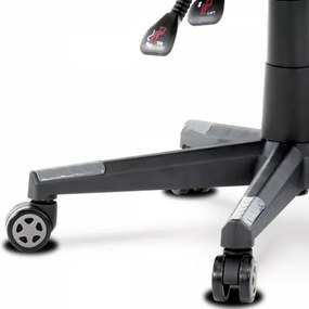 Herní křeslo šedé černé ekokůže MESH PCA mech KA-Y213 GREY