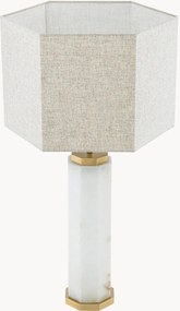 Stolní lampa z alabastru Newman