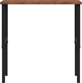 Pracovní stůl tmavě hnědý 100x60x(71,5–98) cm dub obdélníkový 3309681