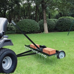 Vertikutátor Wiltec – 100 cm, černá (51705)