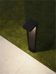 NV 9492770 Venkovní sloupkové svítidlo POET antracitový hliník a čiré sklo LED 8W 3000K 220-240V 94st. IP65 - NOVA LUCE
