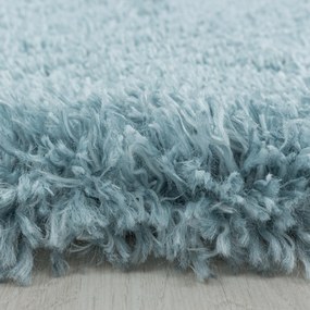 Ayyildiz Kusový koberec FLUFFY 3500, Modrá Rozměr koberce: 140 x 200 cm