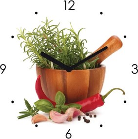 XXXLutz NÁSTĚNNÉ HODINY vícebarevná 20/20 cm Euroart - Nástěnné hodiny - 005721026901