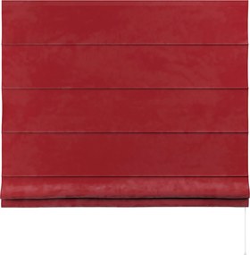 Římská roleta Capri barva červená látka lesklé, sametová
