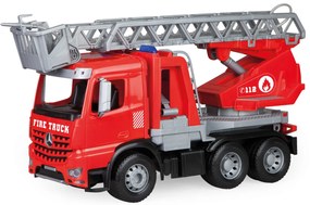 Lena Mercedes Arocs hasičské auto s žebříkem v kartónu