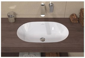 Villeroy & Boch ARCHITECTURA - Zápustné umyvadlo, 570x375x175 mm, s přepadem, bílá Alpin CeramicPlus 5A7660R1